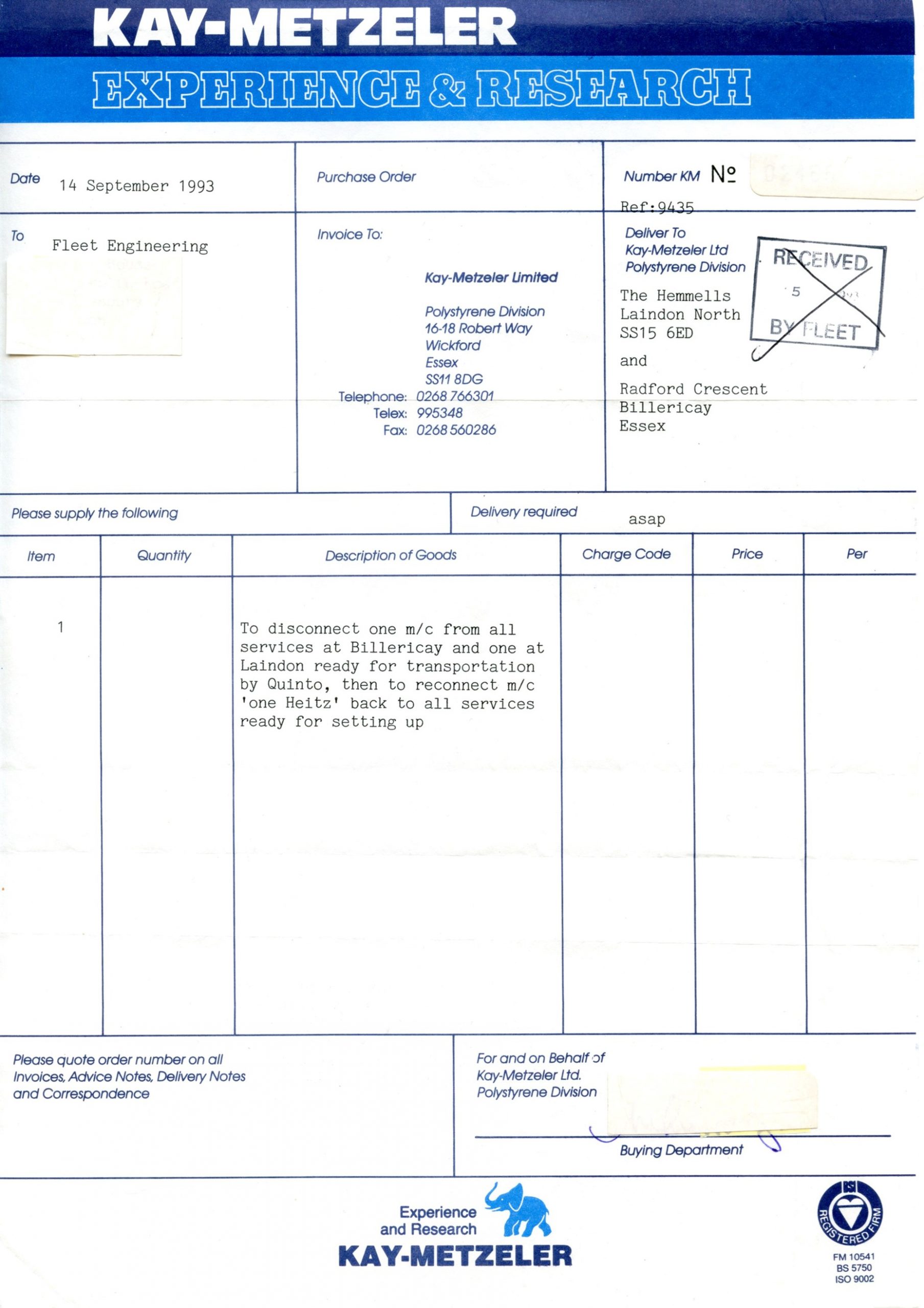 Kay Metzeler | Businesses | Billericay Community Archive