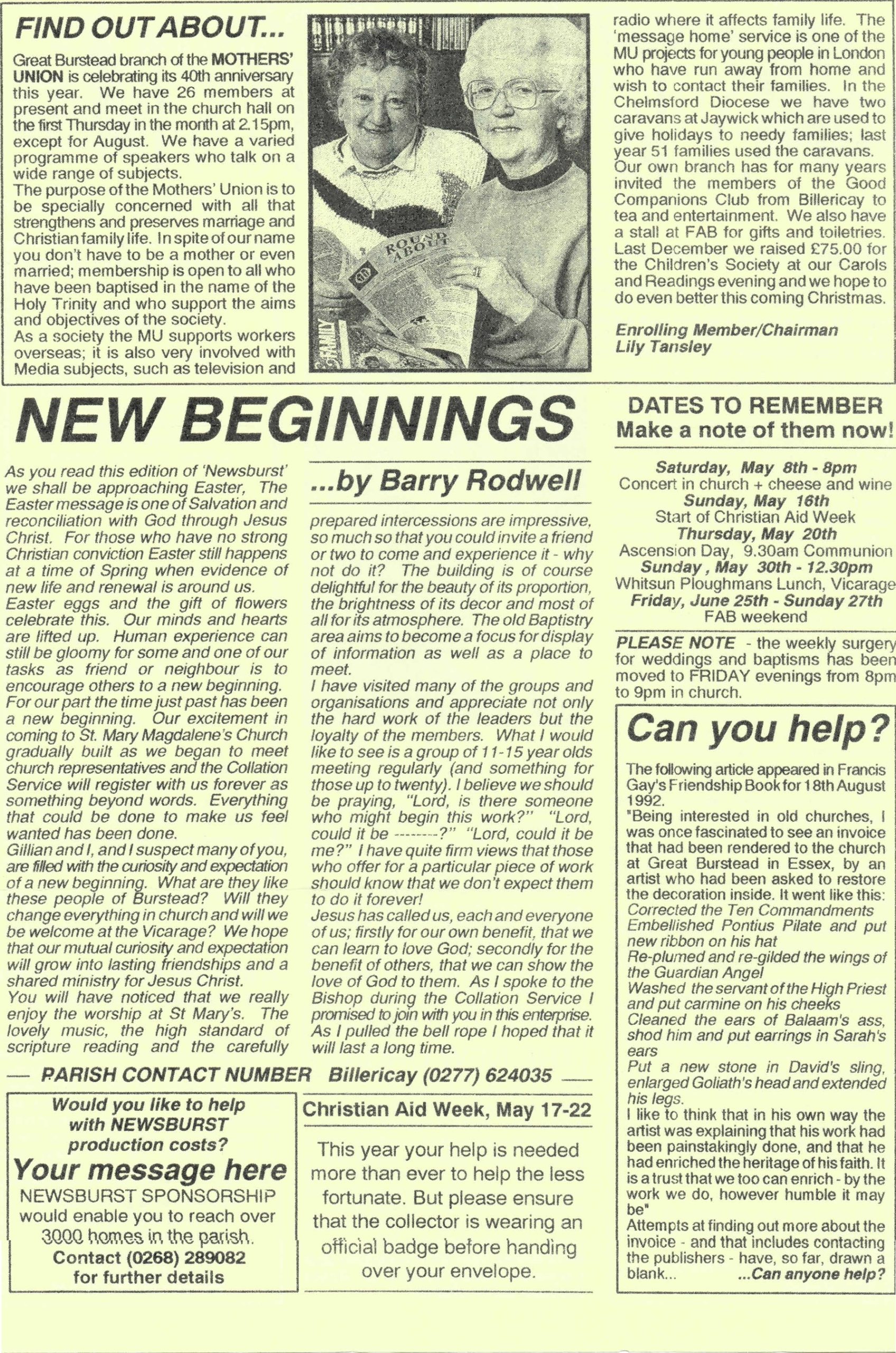 Great Burstead and Beyond | Great Burstead | Billericay Community Archive