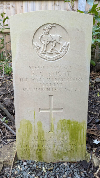 L Cpl. Richard Charles Bright | Second World War Memorial | Billericay ...