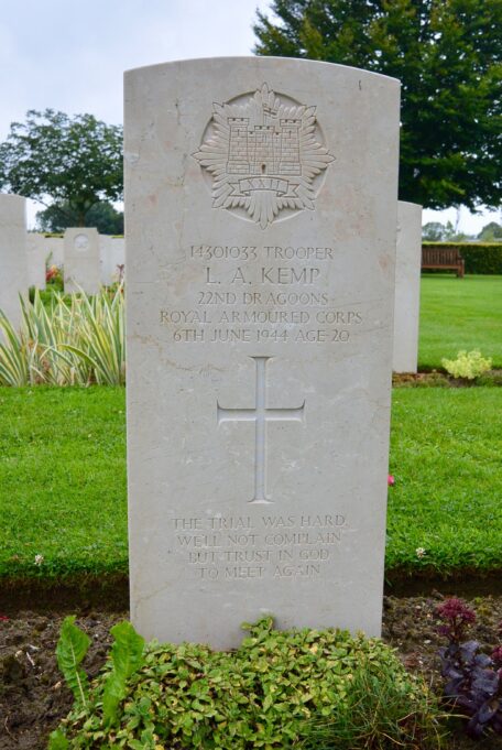 Trooper Leonard Arthur Kemp | Second World War Memorial | Billericay ...