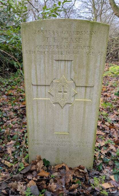Guardsman Thomas Edward Pease | Second World War Memorial | Billericay ...
